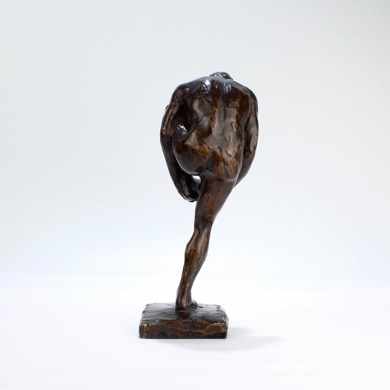 Roman Bronze Works Sculpture of a High Jumper Athlete by Robert Tait ...