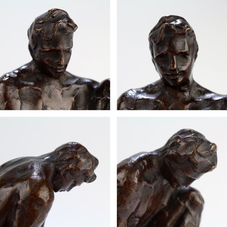 Roman Bronze Works Sculpture of a High Jumper Athlete by Robert Tait ...