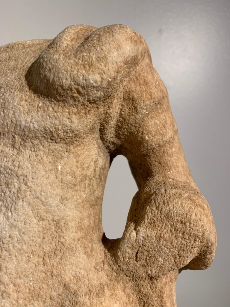 Roman Carved Marble Torso in Military Dress, circa 2nd-3rd Century For ...