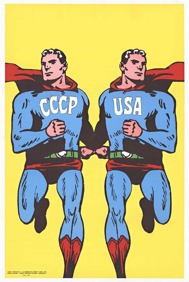 Roman Cieslewicz - Original USSR USA Superman superpowers original ...