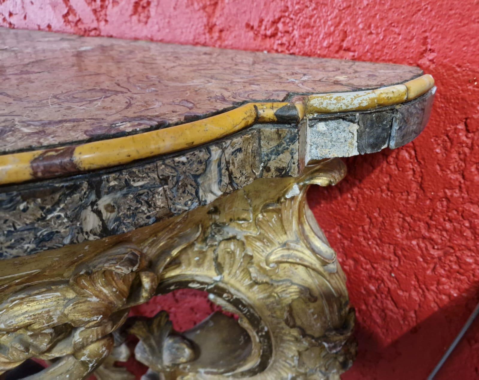 Roman console circa 1730 For Sale at 1stDibs