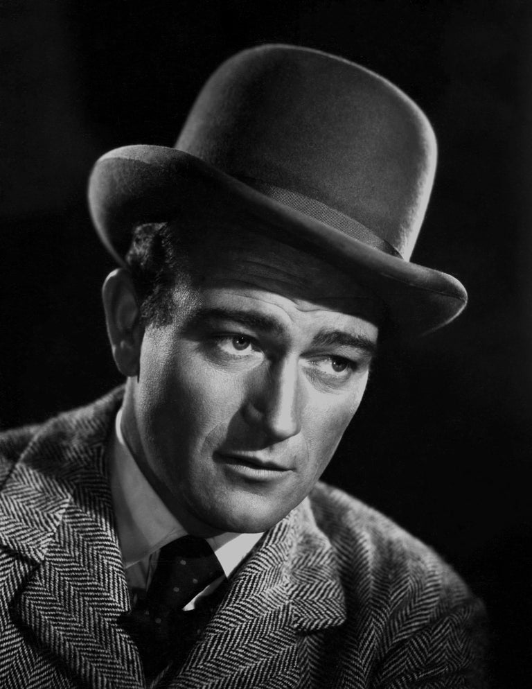 Roman Freulich - John Wayne in Hat Fine Art Print For Sale at 1stDibs