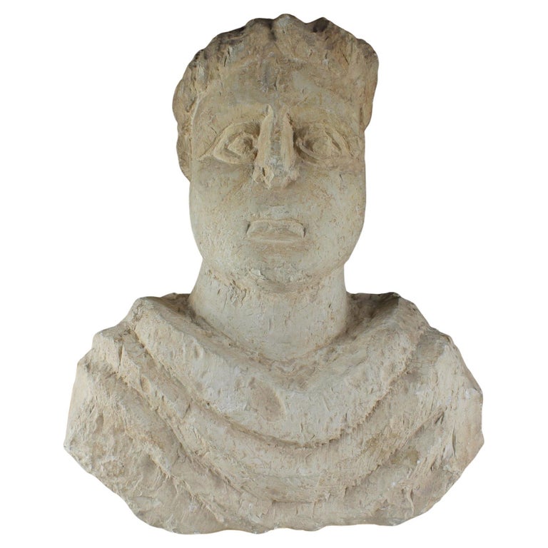 Roman Funerary Bust of Man For Sale at 1stDibs
