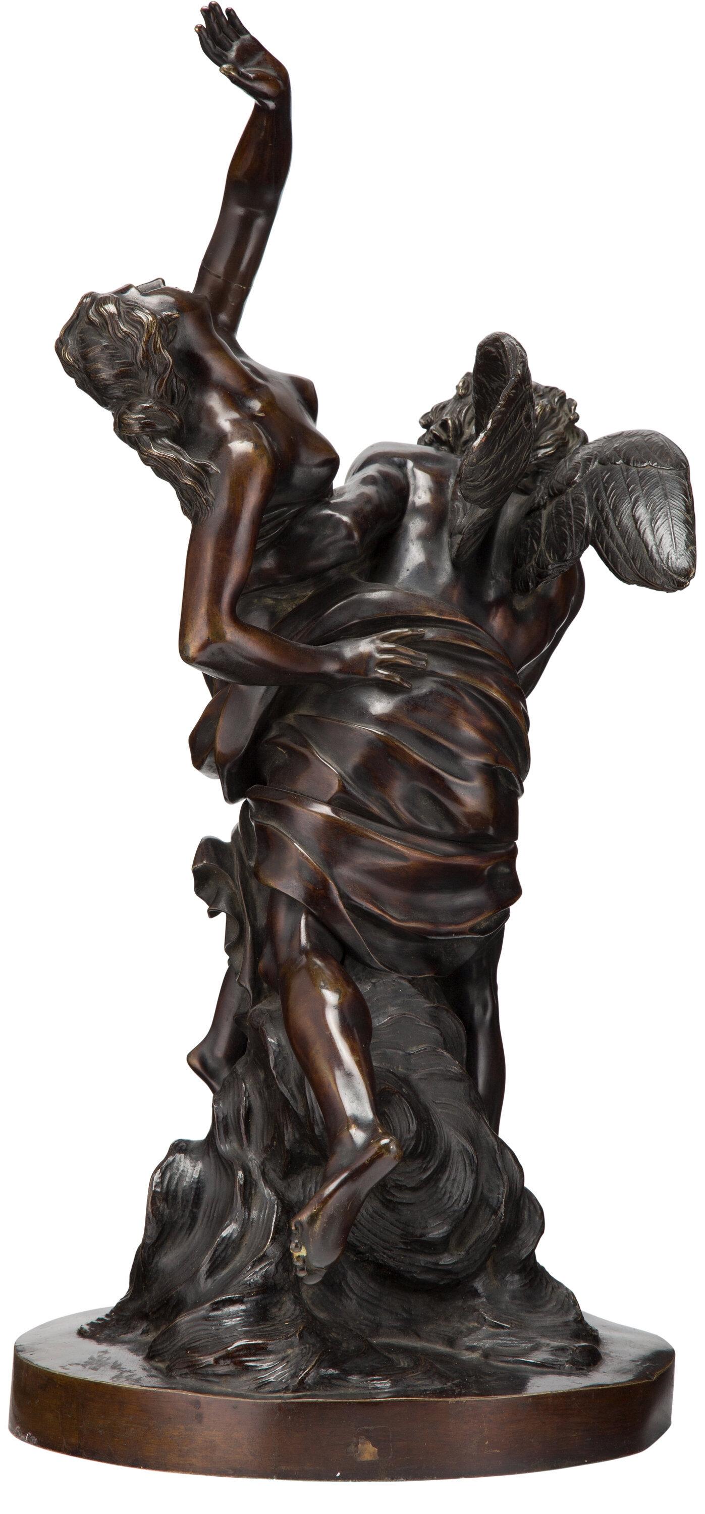 Roman Grand Tour Bronze Sculpture of Boreas Abducting Oreithyia at 1stDibs