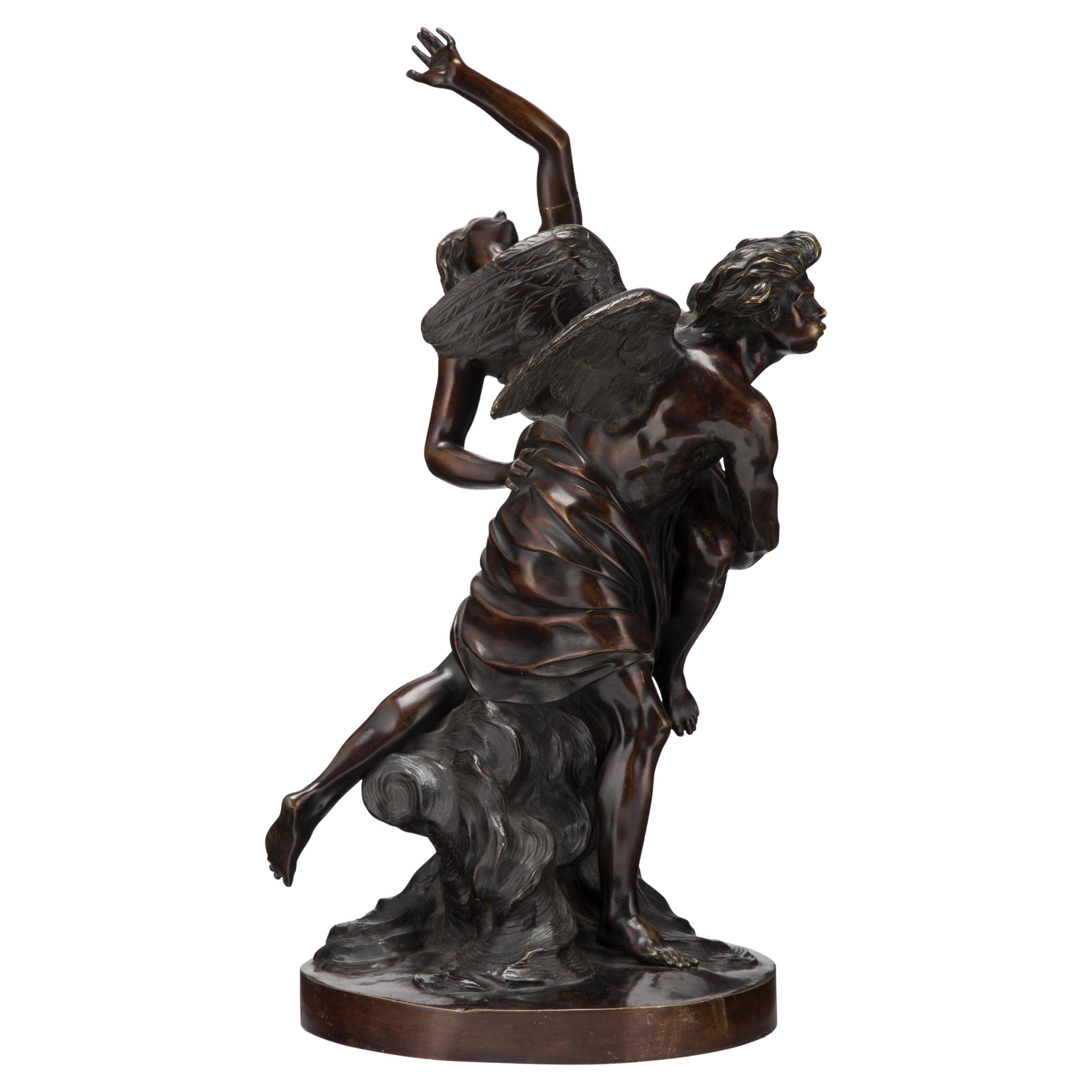 Roman Grand Tour Bronze Sculpture of Boreas Abducting Oreithyia at 1stDibs
