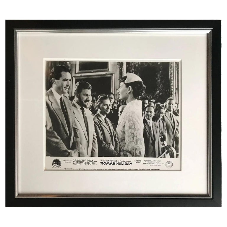 Roman Holiday, Framed Poster, 1953 For Sale at 1stDibs