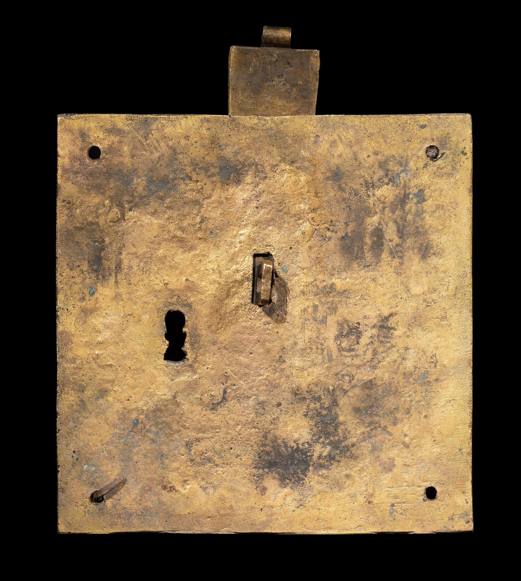 Roman Late 16th Century a Rare Lock-Plate and Hasp For Sale at 1stDibs