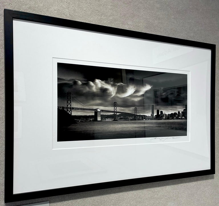 Roman Loranc - Billowing Clouds over Bay Bridge For Sale at 1stDibs