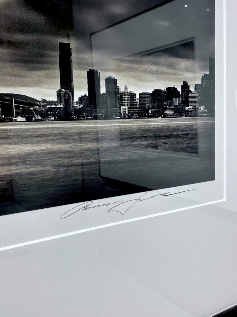 Roman Loranc - Billowing Clouds over Bay Bridge For Sale at 1stDibs