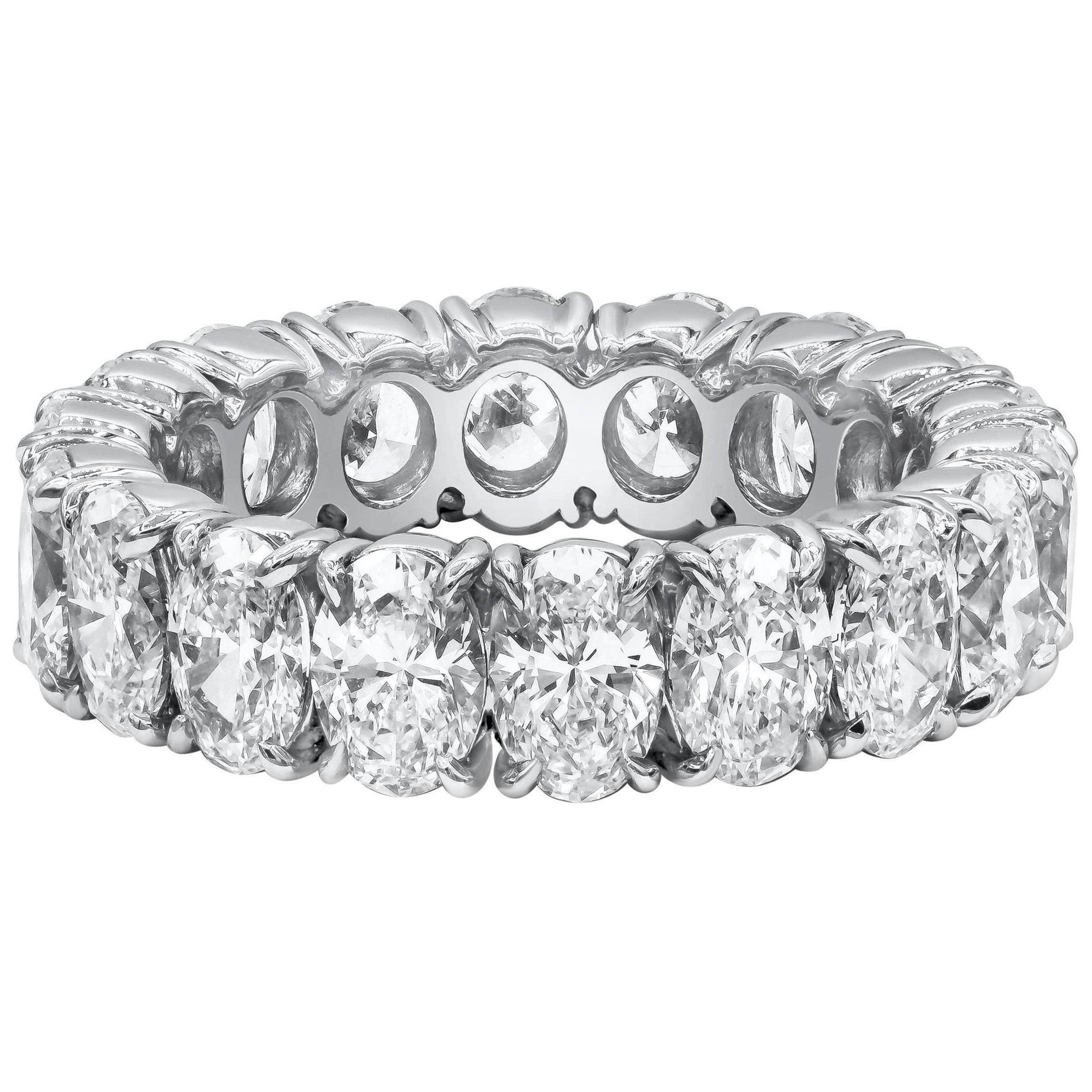 Roman Malakov 2 82 Carat Total Oval Cut Diamond Eternity Wedding Band