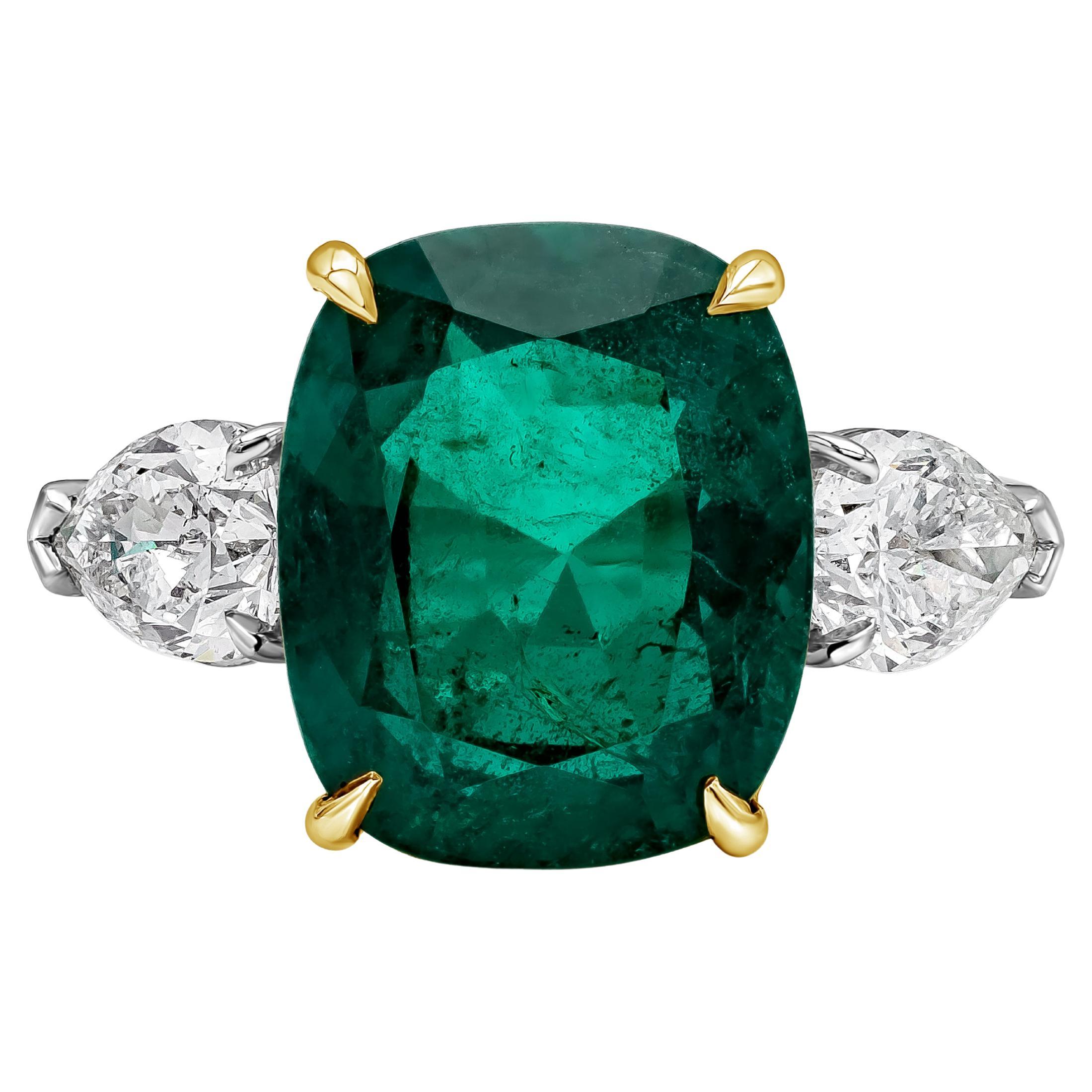 8.02 Carat Fancy-Colored Heart Shaped Diamond Ring at 1stDibs