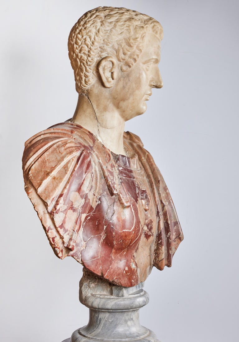 Roman Marble Bust For Sale at 1stDibs