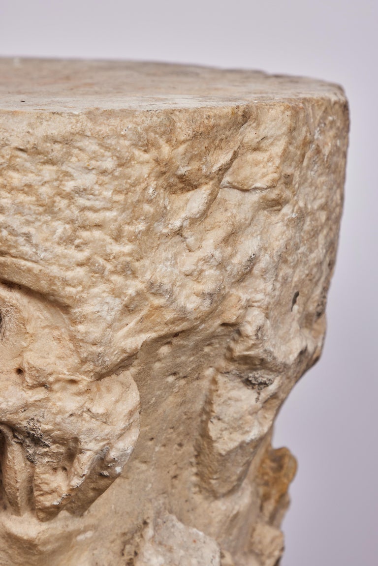 Roman Marble Column Capital For Sale at 1stDibs