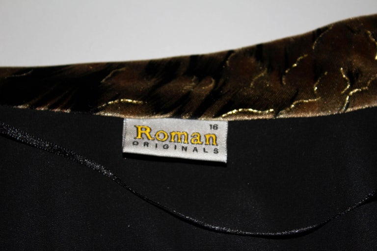 Roman Originals Velvet Jacket For Sale at 1stDibs