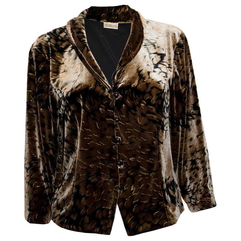 Roman Originals Velvet Jacket For Sale at 1stDibs