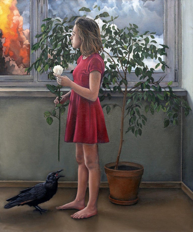 Roman Rembovsky - In the silence, Painting, Oil on Canvas For Sale at ...