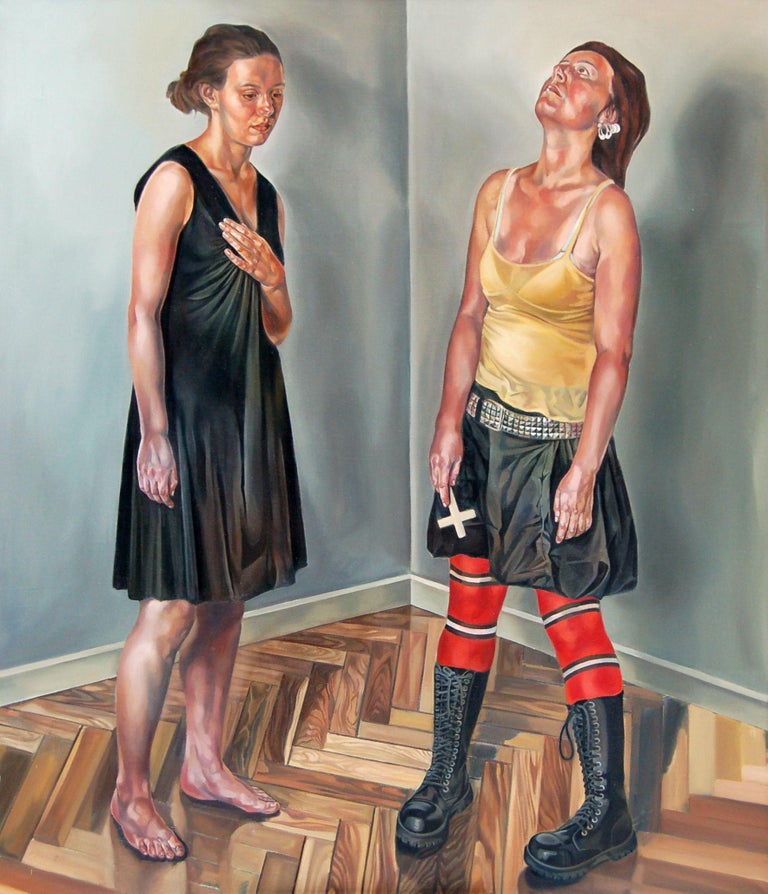 Roman Rembovsky - The corner 3, Painting, Oil on Canvas For Sale at 1stDibs