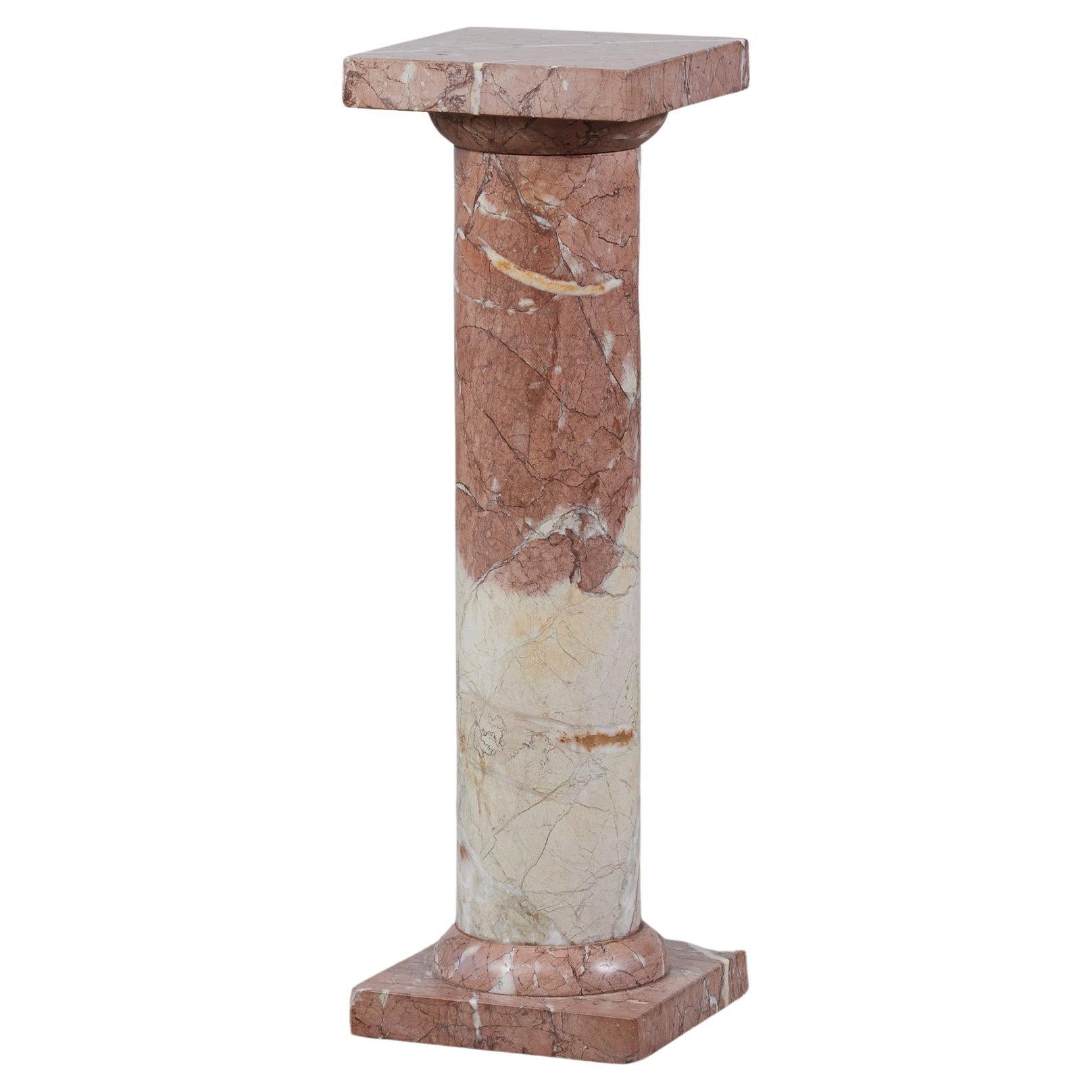 Greco Roman Inspired Vintage Bronze Pedestal Base with Composite Style ...