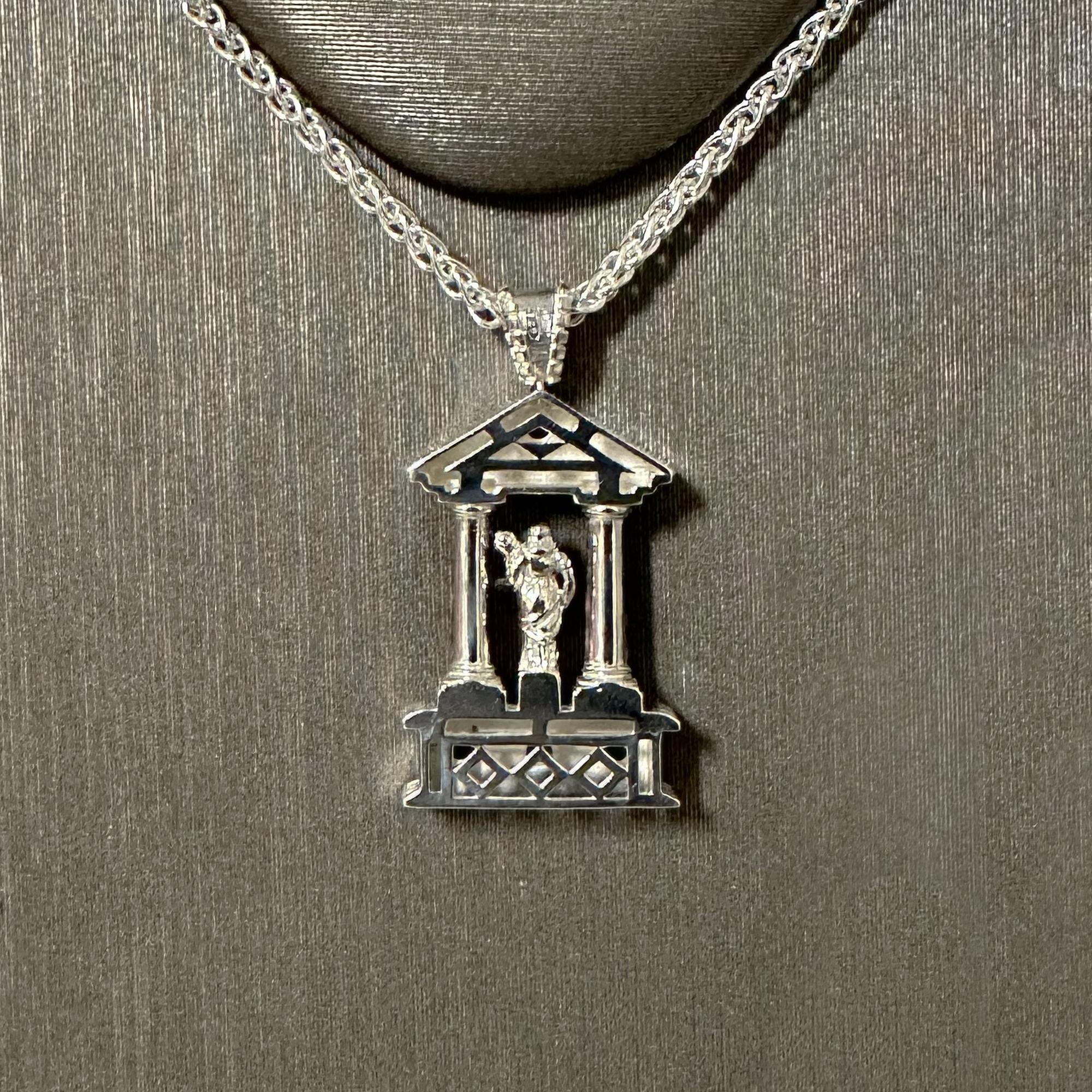 Roman Temple with Imperial Marbles (Porphyry and Serpentine) and Rubies ...