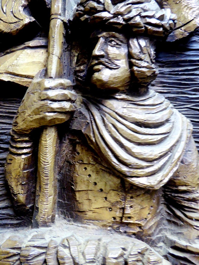 Roman Warriors Wall Sculpture For Sale at 1stDibs