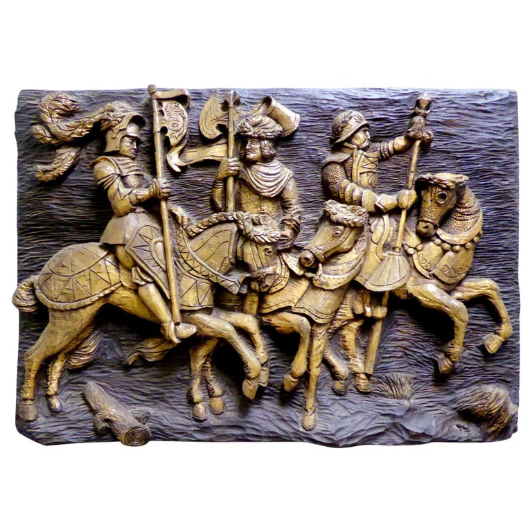 Roman Warriors Wall Sculpture For Sale at 1stDibs