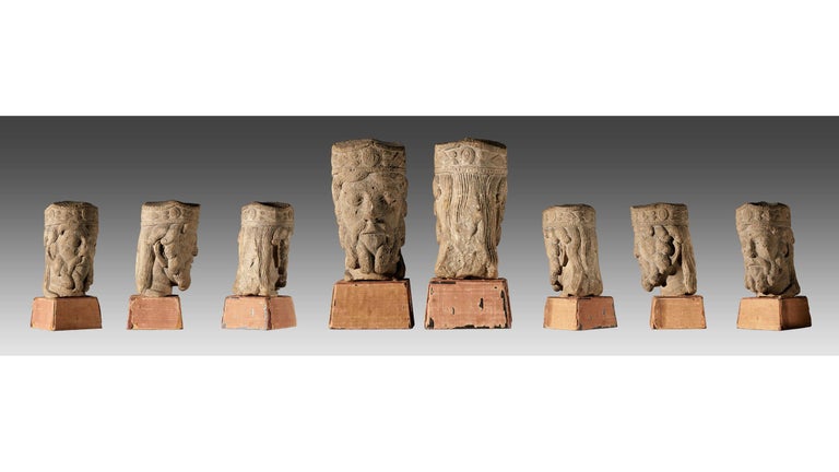 Romanesque Kings Head, French, circa 1100-1200 at 1stDibs | romanesque ...