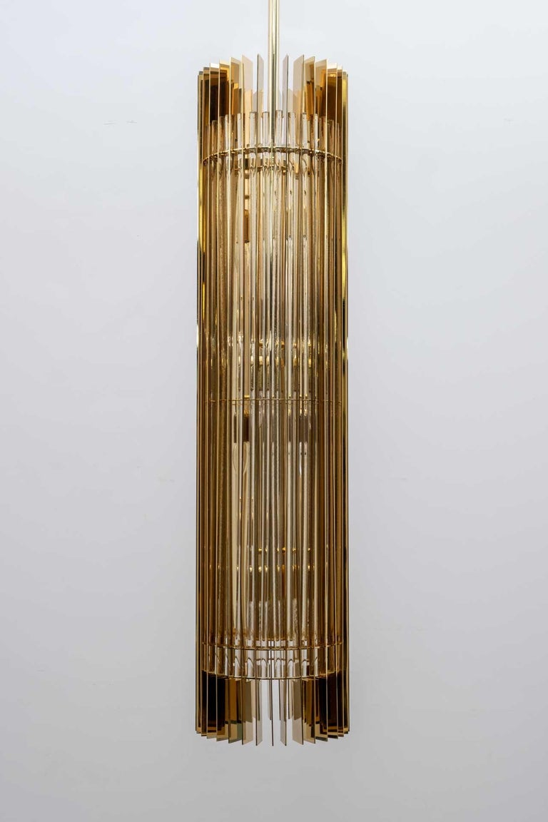 Romani Saccati for Gucci Brass Crystal Murano Pendant by Studio Design ...