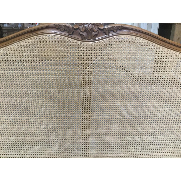 Romantic 1920s French Double-Caned and Walnut Bed Frame at 1stDibs ...