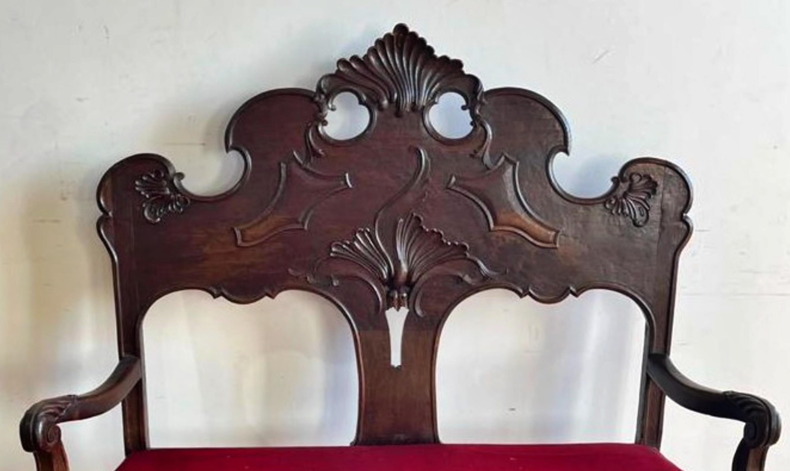 Romantic Canape Portuguese 19th Century at 1stDibs