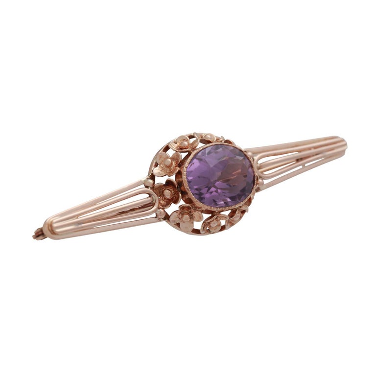 Romantic Needle with Flowers For Sale at 1stDibs