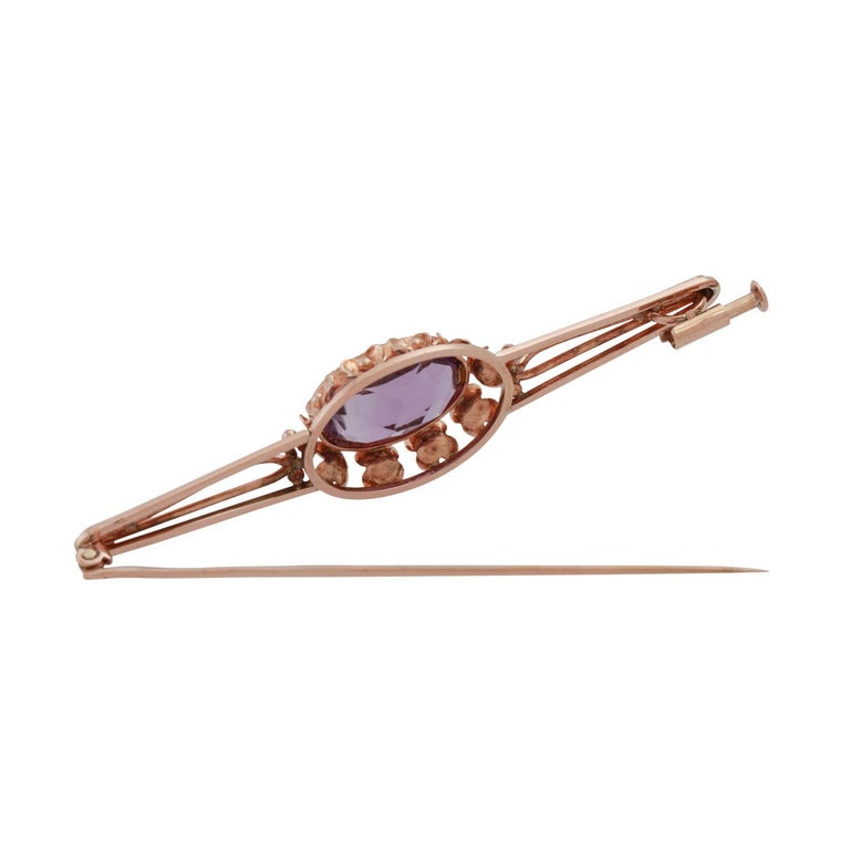 Romantic Needle with Flowers For Sale at 1stDibs