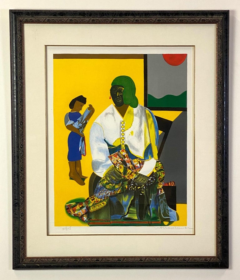 Romare Bearden - Mecklenburg Autumn For Sale at 1stDibs