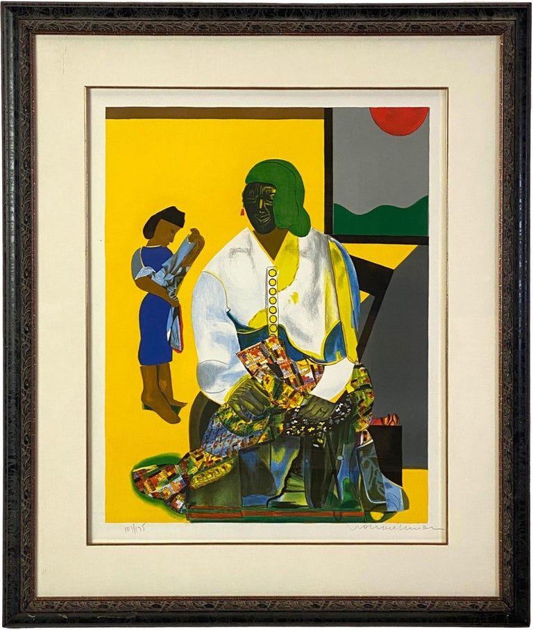 Romare Bearden - Mecklenburg Autumn For Sale at 1stDibs