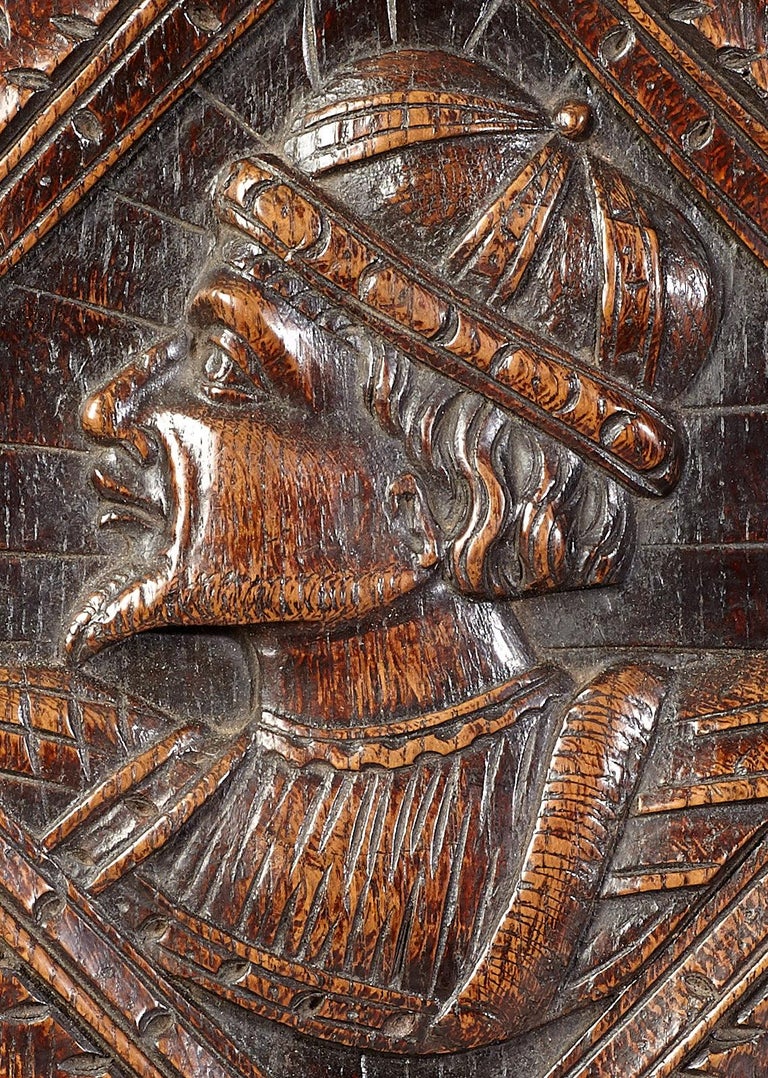 Romayne Male Portrait Oak Panel, English, circa 1540-1560 For Sale at ...