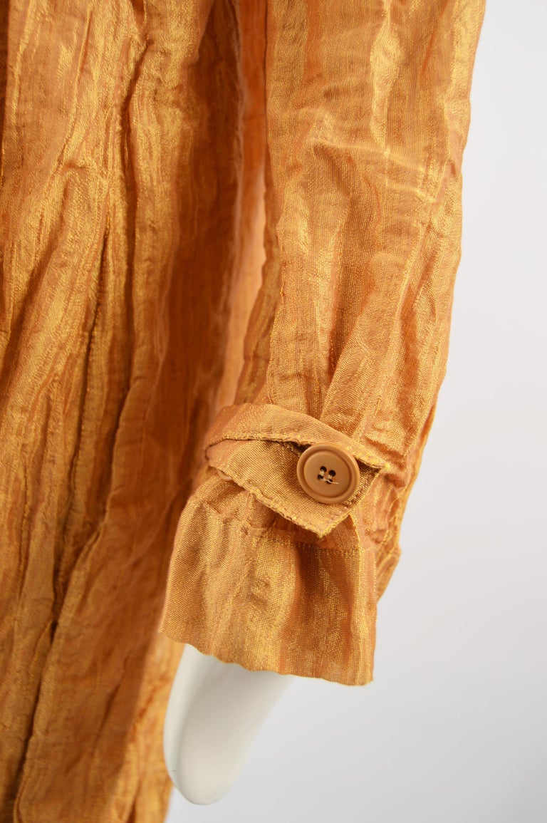Romeo Gigli Vintage Crinkled Jacket For Sale at 1stDibs