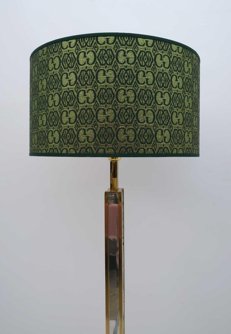Romeo Rega Mid-Century Modern Italian Brass Floor Lamp with Gucci ...