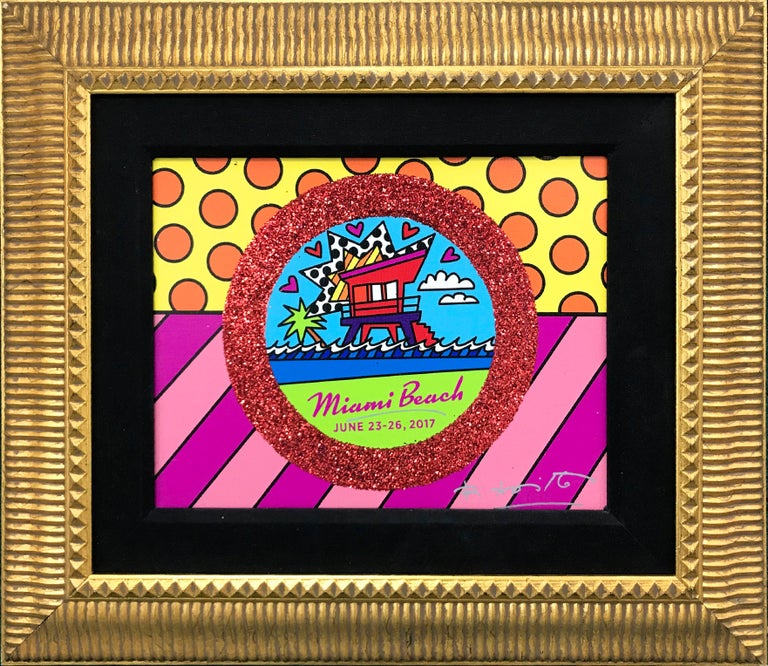 Romero Britto - MIAMI BEACH at 1stDibs
