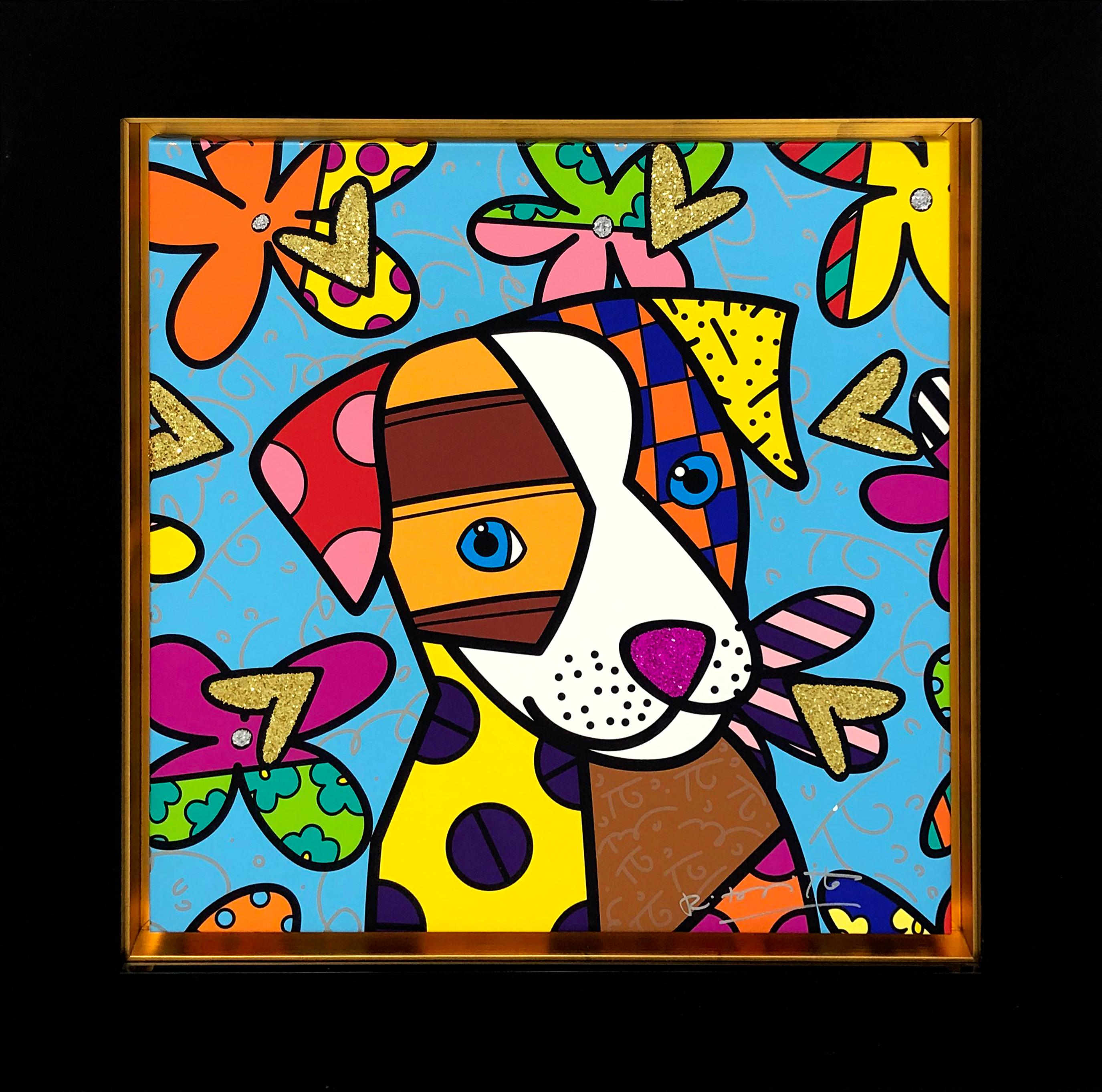Romero Britto - COCO DREAMS (EMBELLISHED) For Sale at 1stDibs