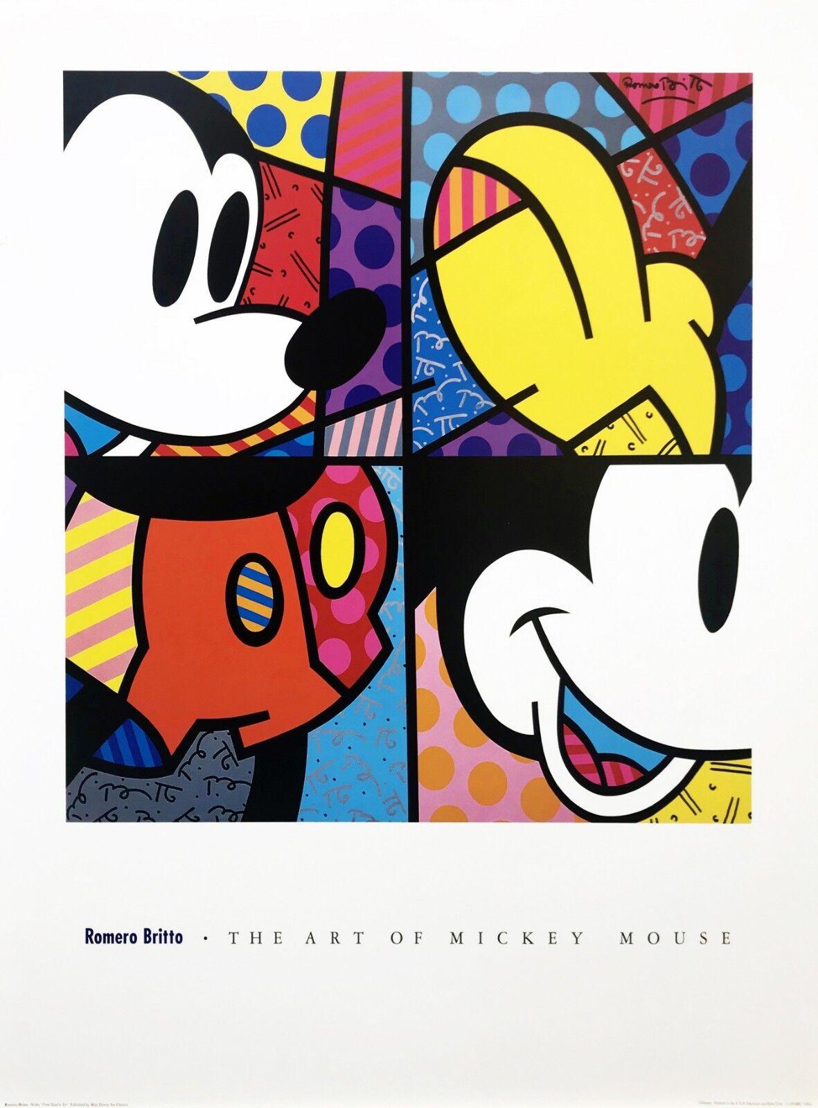 Romero Britto - MICKEY FROM HEAD TO TOE at 1stDibs | hippies de britto ...