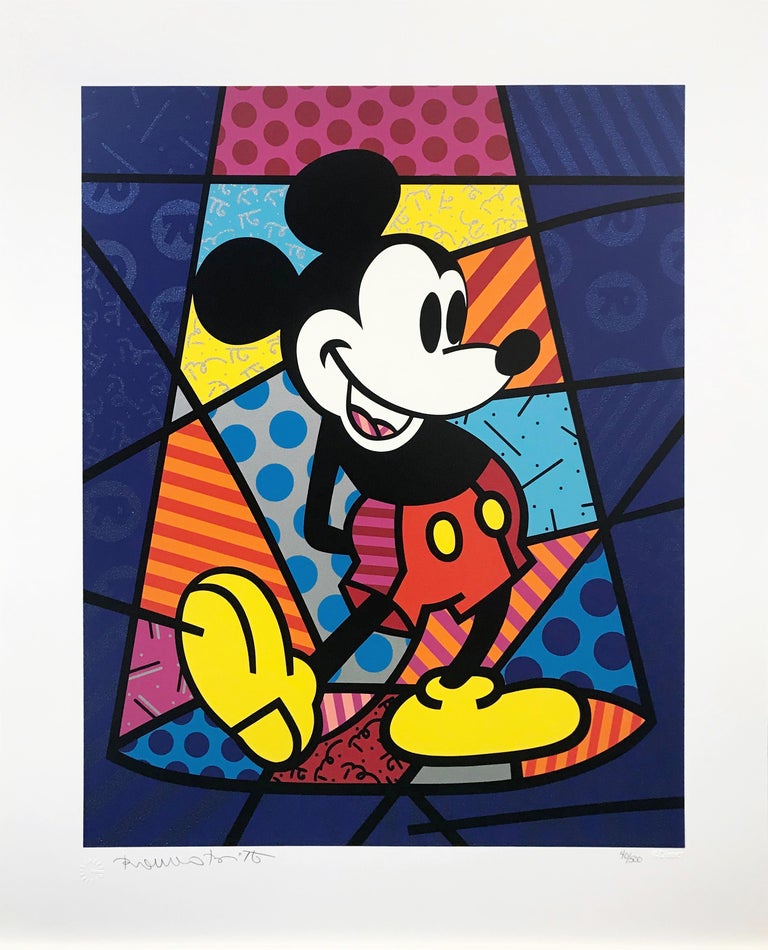 Romero Britto - MICKEY MOUSE at 1stDibs