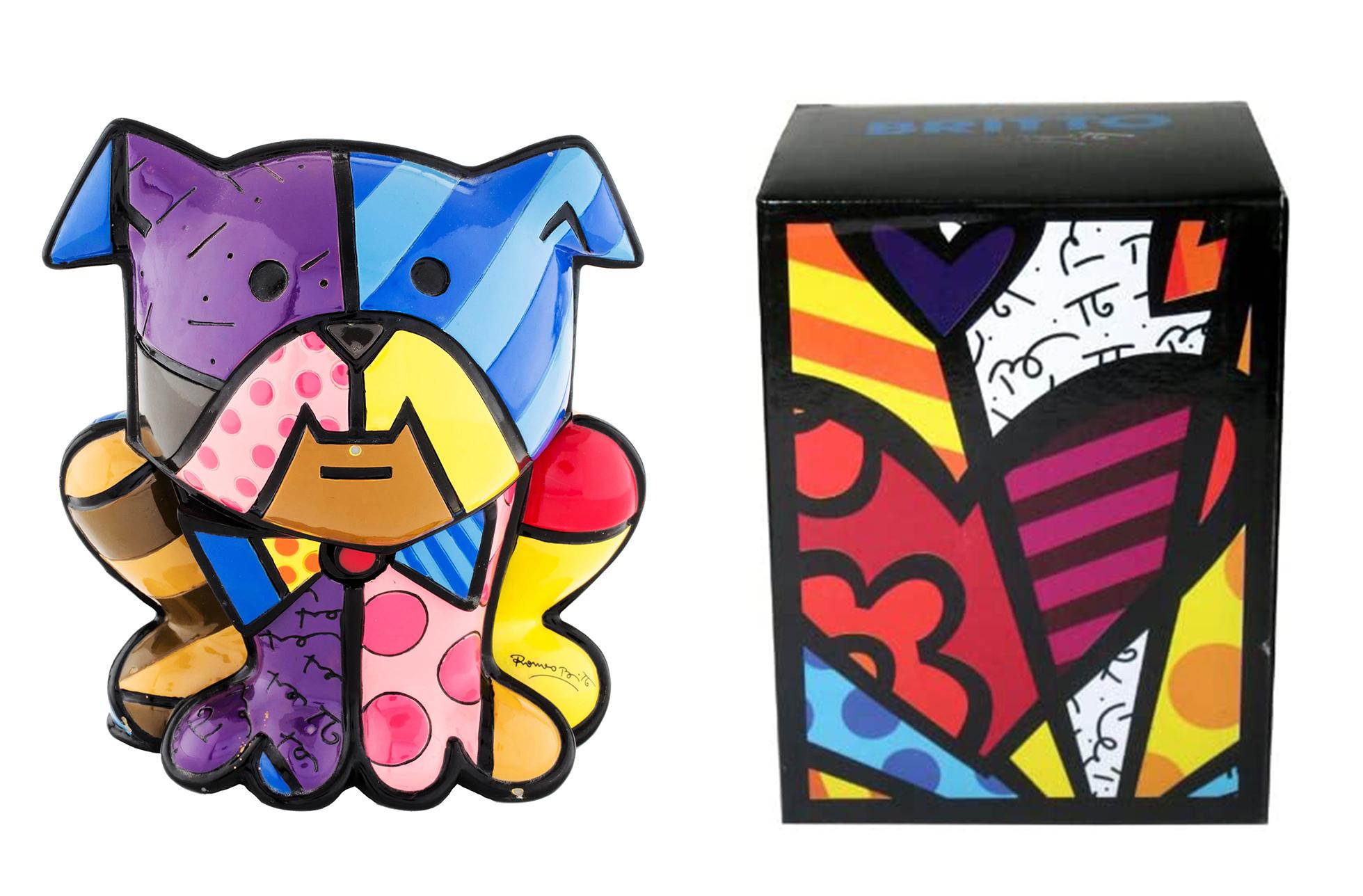Romero Britto - BULLDOG (FIRST EDITION SCULPTURE) at 1stDibs | romero ...