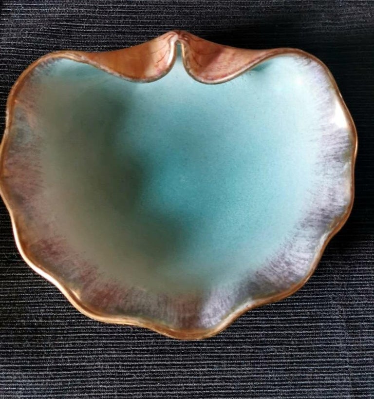 Rometti Ceramiche Umbria 'Italy' Set of 4 Shell-Shaped Ceramic Ashtrays ...