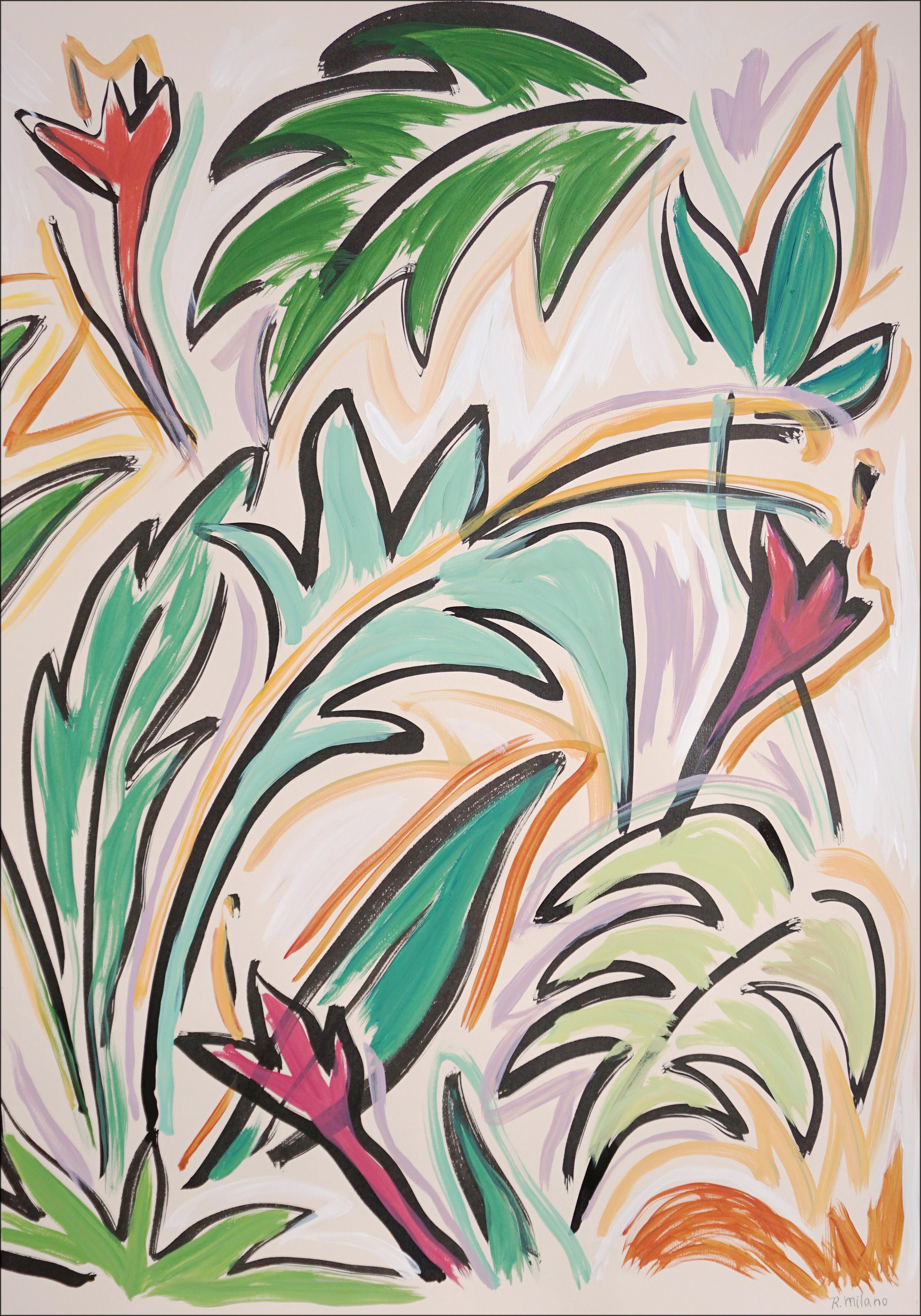 Romina Milano - Botanical Garden Afternoon, Flowers and Green Leafs ...