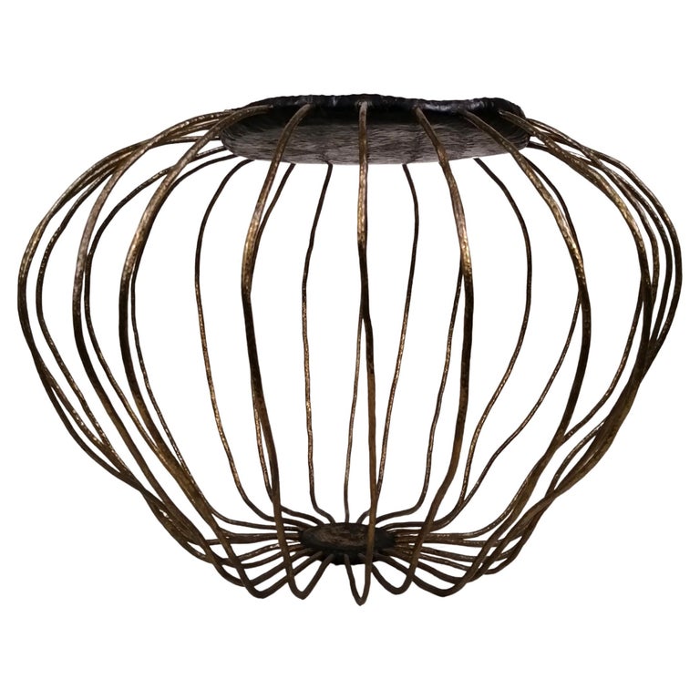 ROMOHERRERA "Jellyfish" Tumbaga Side Table For Sale at 1stDibs