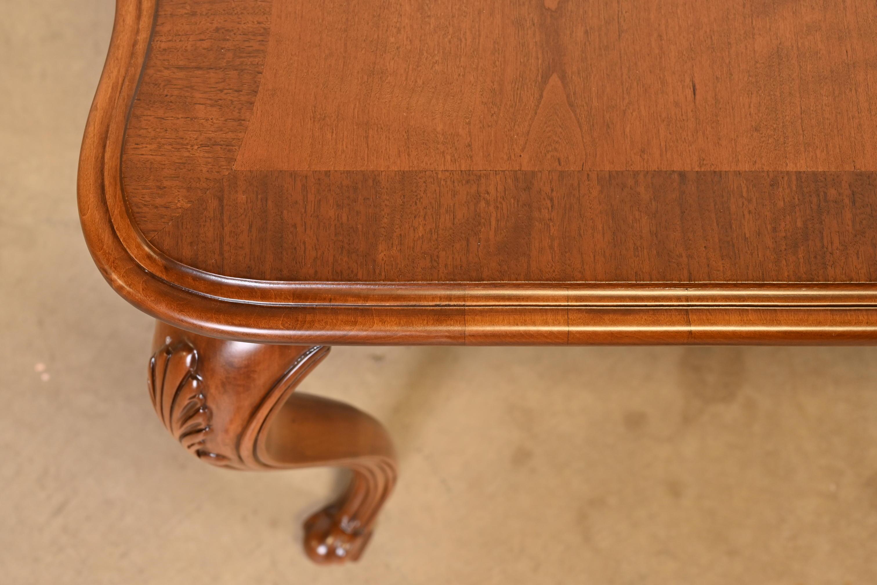 Romweber French Provincial Louis XV Cherry Wood Dining Table, Newly ...