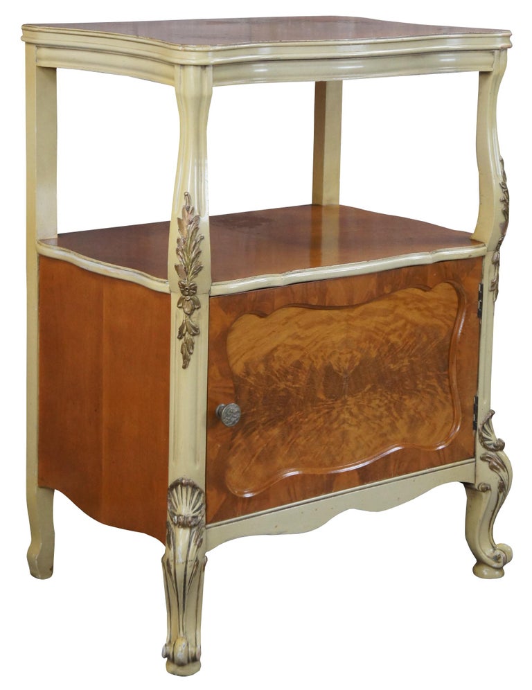 Romweber Französisch Provincial Louis XV Rokoko Serpentine Wurzelholz ...