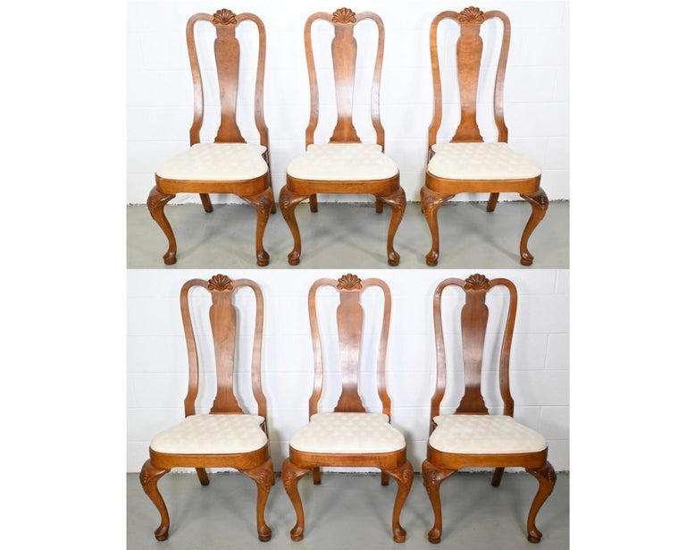 Romweber Furniture French Queen Anne Style Dining Chairs, Set of 6 at ...