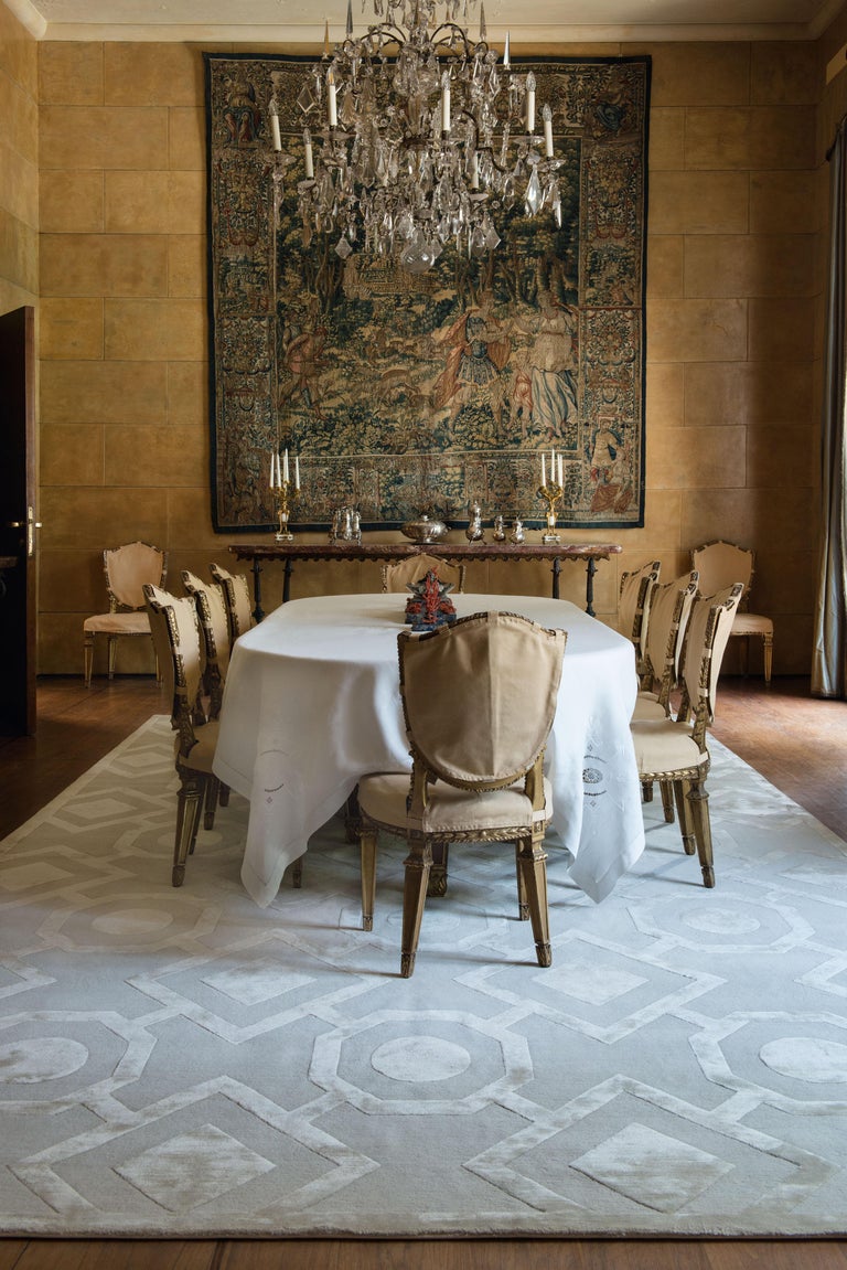 Romy Hand-Knotted 10x8 Floor Rug in Wool and Silk by Suzanne Sharp For ...