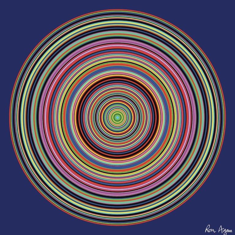 Ron Agam - Blue Planet For Sale at 1stDibs