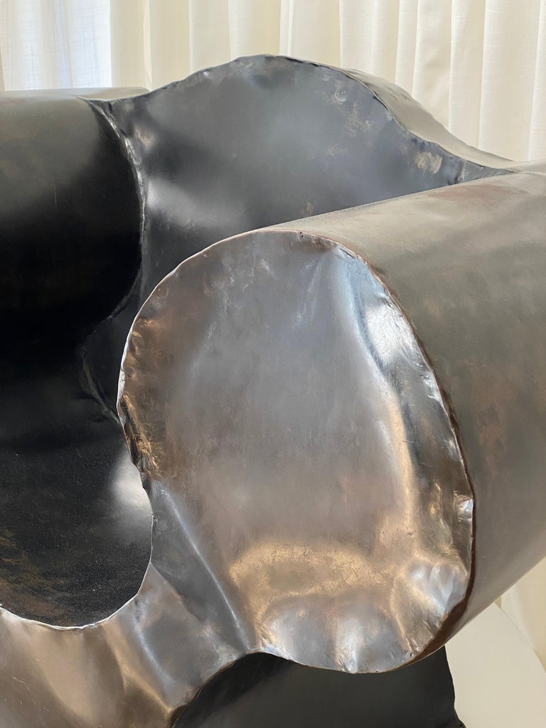 Ron Arad, Early "Big Easy" Chair, Patinated Steel, One Off, Great ...